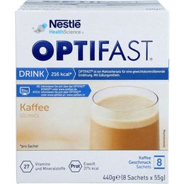 Optifast home Drink Kaffee Pulver 8X55 g