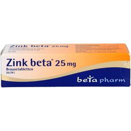 betapharm Zink Beta 25 Brausetabletten 20 St