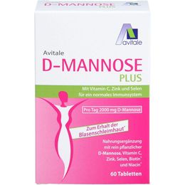 Avitale D-MANNOSE Plus 2000 mg Tabl.m.Vit.u.Mineralstof. 60 St