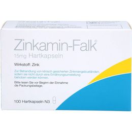Zinkamin Falk 15 mg Hartkapseln 100 St