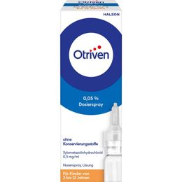 Otriven 0,05% Dosierspray ohne Konservierungsstoffe f&uuml;r Kinder 10 ml