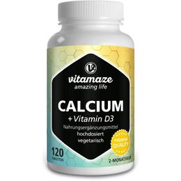 Vitamaze GmbH Calcium D3 600 mg/400 I.E. vegetarisch Tabletten 120 St