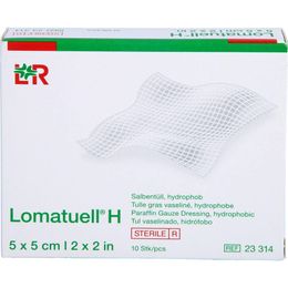 Lomatuell H Salbent&uuml;ll 5x5 cm steril 10 St