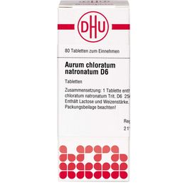 DHU-Arzneimittel Aurum Chloratum Natronatum D 6 Tabletten 80 St