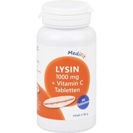 Lysin 1.000 mg+Vitamin C Tabletten MediFit 60 St