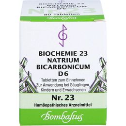 Bombastus Biochemie 23 Natrium bicarbonicum D 6 Tabletten 80 St