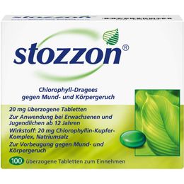Queisser Stozzon Chlorophyll überzogene Tabletten 100 St