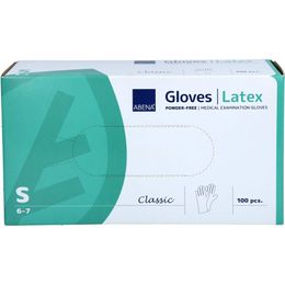 ABENA LATEX-HANDSCHUHE Classic unster.puderfrei S natur 100 St