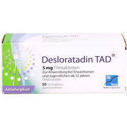 Desloratadin Tad 5 mg Filmtabletten 50 St