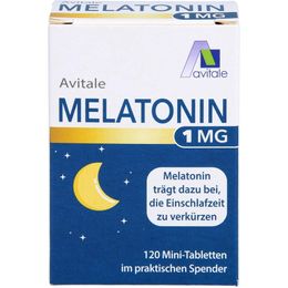Avitale Melatonin 1 mg Mini-Tabletten im Spender 120 St