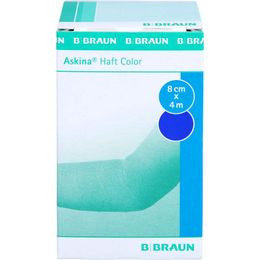 B.Braun Askina Haftbinde Color 8 cmx4 m blau 1 St