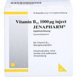 Vitamin B12 1000 &mu;g Inject Jenapharm Inj.-Lsg.Amp. 10X1 ml