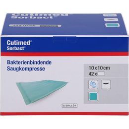 B2B Medical Cutimed Sorbact Saugkompressen 10x10 cm 42 St