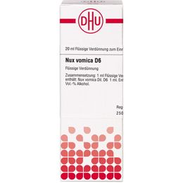 DHU-Arzneimittel Nux Vomica D 6 Dilution 20 ml