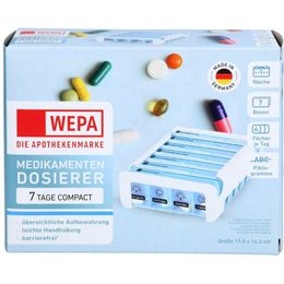 WEPA 7 Tage Compact Wochenmagazin wei&szlig;/blau 1 St