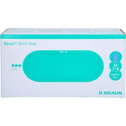 B.Braun Vasco Nitril blue Untersuchungshandschuhe M 150 St
