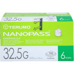 1001 Artikel Medical Nanopass 32,5 Pen Kan&uuml;le 32,5 G 0,22x6 mm 100 St