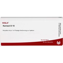 WALA Karneol D 15 Ampullen 10X1 ml