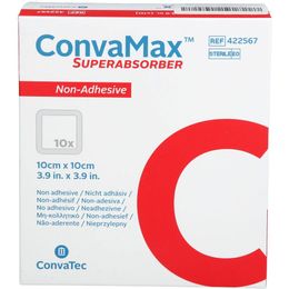Convamax Superabsorber nicht adhäsiv 10x10 cm 10 St