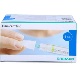 B2B Medical Omnican fine Pen Kan&uuml;le 31 G 0,25x6 mm 100 St