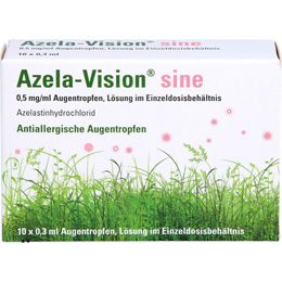 OmniVision GmbH AZELA-Vision sine 0,5 mg/ml Augentr.i.Einzeldosis. 10X0.3 ml