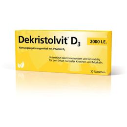 Dekristolvit D3 2000 I.E. Tabletten 30 St