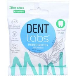 Denttabs Zahnputztabletten stevia-mint o.Fluorid 125 St