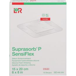 Lohmann & Rauscher Suprasorb P SensiFlex border 15x20cm 10 St
