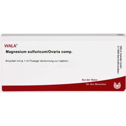 WALA Magnesium SULFURICUM/Ovaria comp.Ampullen 10X1 ml