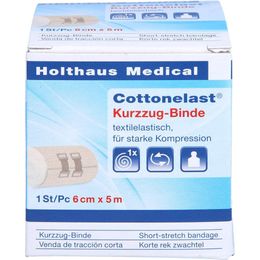 Holthaus Medical GmbH & Co. KG Kurzzugbinde Cottonelast 6 cmx5 m 1 St