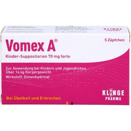 Vomex A Kinder-Suppositorien 70 mg forte 5 St