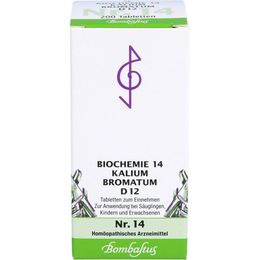 Bombastus Biochemie 14 Kalium bromatum D 12 Tabletten 200 St