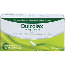 EurimPharm Arzneimittel Dulcolax 10 mg Z&auml;pfchen 6 St