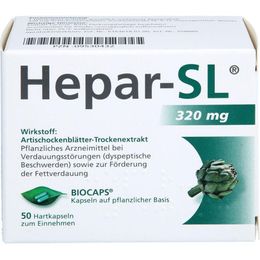 MCM KLOSTERFRAU Vertr. GmbH HEPAR-SL 320 mg Hartkapseln 50 St
