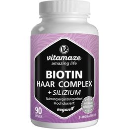 Vitamaze GmbH Biotin Haar Vitamine Komplex hochdos.+Silizium Kps 90 St