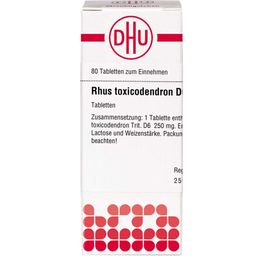 DHU-Arzneimittel Rhus Toxicodendron D 6 Tabletten 80 St