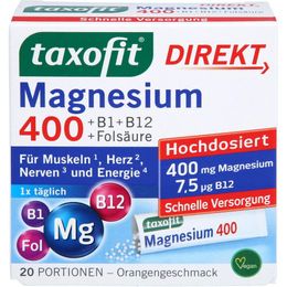 MCM KLOSTERFRAU Vertr. GmbH Taxofit Magnesium 400+B1+B6+B12+Fols&auml;ure 800 Gran. 20 St