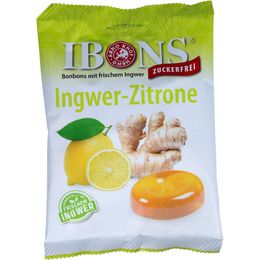 Ibons Ingwer Zitrone o.Zucker T&uuml;te Lutschbonbons 75 g