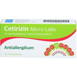 Cetirizin Micro Labs 10 mg Filmtabletten 20 St
