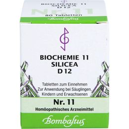 Bombastus Biochemie 11 Silicea D 12 Tabletten 80 St