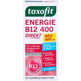MCM KLOSTERFRAU Vertr. GmbH Taxofit Energie B12 400 Direkt Schmelztabletten 30 St