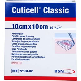 BSN Cuticell Classic Wundgaze 10x10 cm 10 St