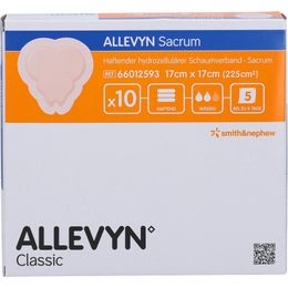 EurimPharm Arzneimittel Allevyn Sacrum klein 17x17 cm Wundverband haftend 10 St