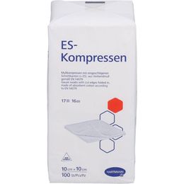 ToRa Pharma ES-KOMPRESSEN unsteril 10x10 cm 16fach 100 St