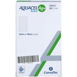 Aquacel Ag+ Extra 4x10 cm Kompressen 10 St
