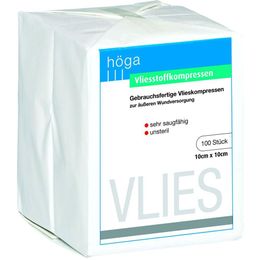VLIESSTOFF-KOMPRESSEN unsteril 10x10 cm 4fach 100 St