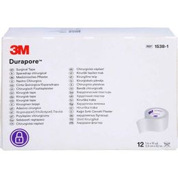 Durapore Silkpflaster 2,5 cmx9,1 m Rolle 12 St