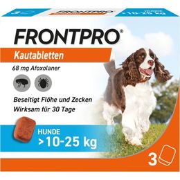 Frontpro Kautabletten Hund 10-25 kg 3 St gegen Zecken und Fl&ouml;he