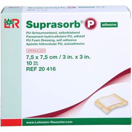B2B Medical Suprasorb P PU-Schaumv.selbstklebend 7,5x7,5 cm 10 St
