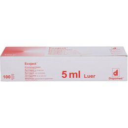 Dr. JUNGHANS Einmalspritze 5 ml Luer Ecoject 100X5 ml
